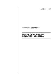 AS 2461-1981 PDF - Australia Standards Download
