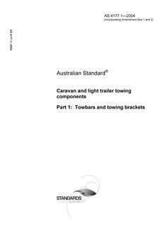 AS 4177.1-2004 PDF - Australia Standards Download